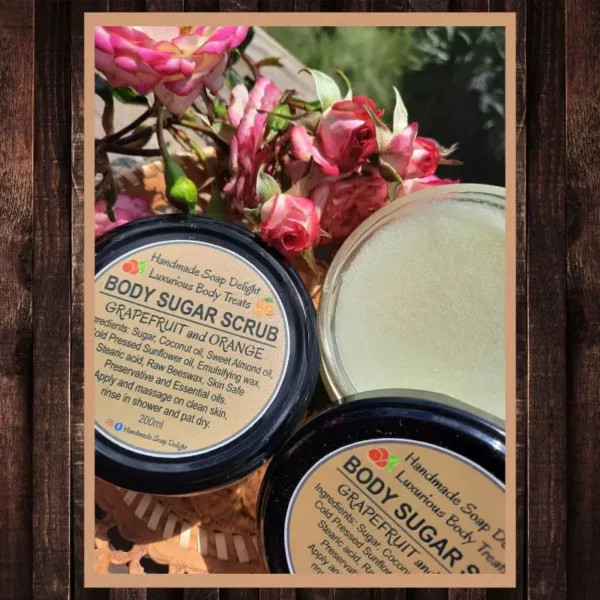 Body Sugar Scrub - Hand Made Soap Delight